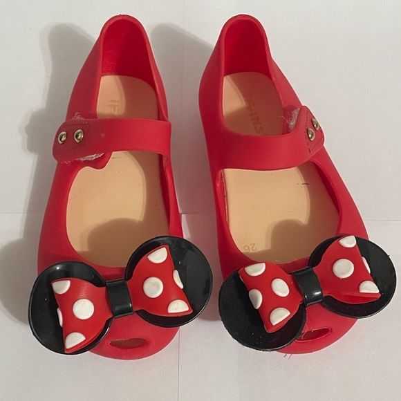 ifans | Shoes | Ifans Minnie Mouse Mary Jane Jelly Flats | Poshmark